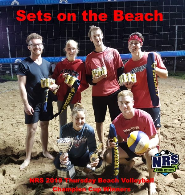 NRS 2019 Thursday Coed Beach Volleyball Champion Cup Winners Sets on ...
