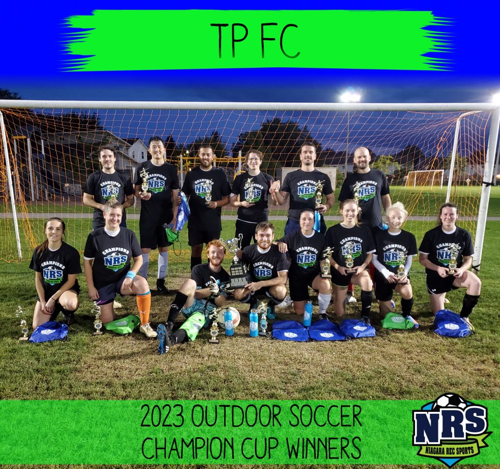 NRS 2023 Outdoor Soccer Champion Cup Winners TP FC | Niagara Rec Sports