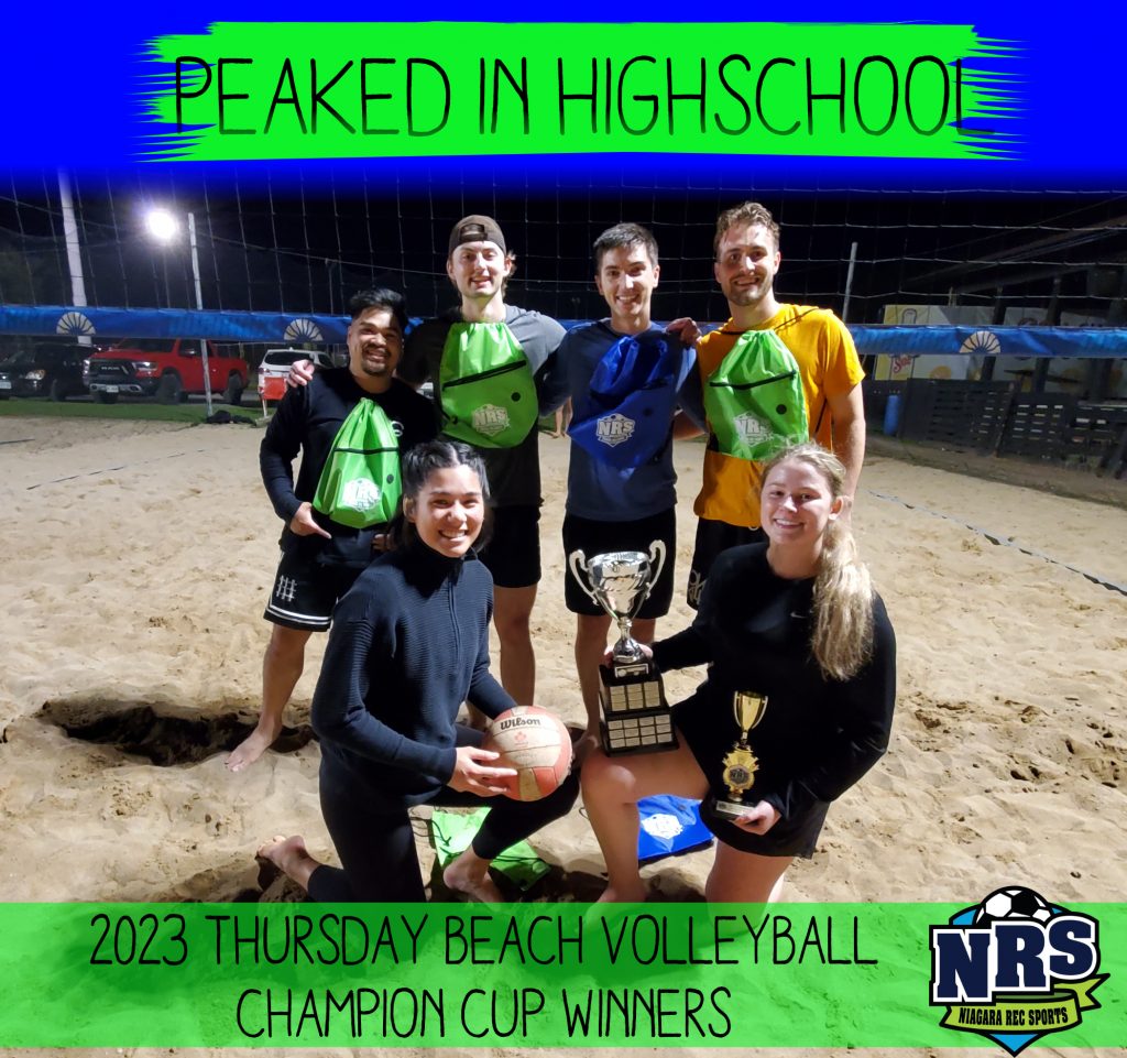 NRS 2023 Thursday Beach Volleyball Champion Cup Winners Peaked in ...