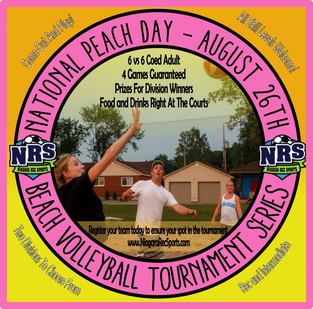 Beach Volleyball Tournaments | Niagara Rec Sports